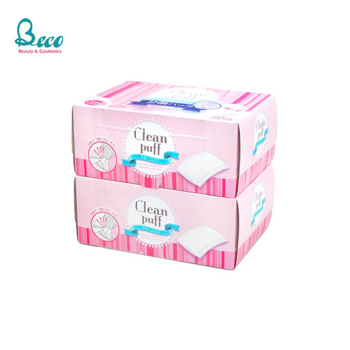 Bông tẩy trang Clean puff Nhật Bản 80 Miếng Chuỗi cửa hàng mỹ phẩm làm ...
