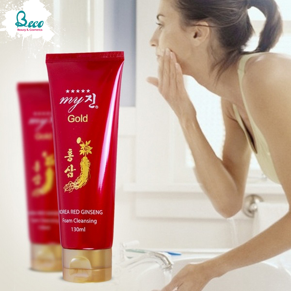Sữa Rửa Mặt Hồng Sâm Đỏ My Gold Korea Red Ginseng Foam Cleansing