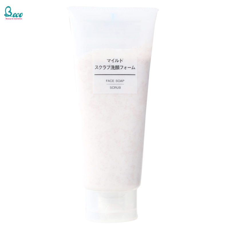 Tẩy Tế Bào Chết Muji Face Soap Scrub Có Hạt Nhật Bản