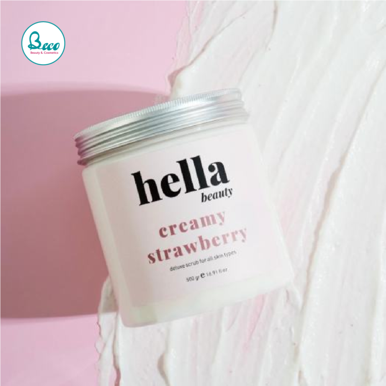 Tẩy tế bào chết body hữu cơ Hella Beauty 500gr Chuỗi cửa hàng mỹ phẩm làm đẹp chính hãng BECO